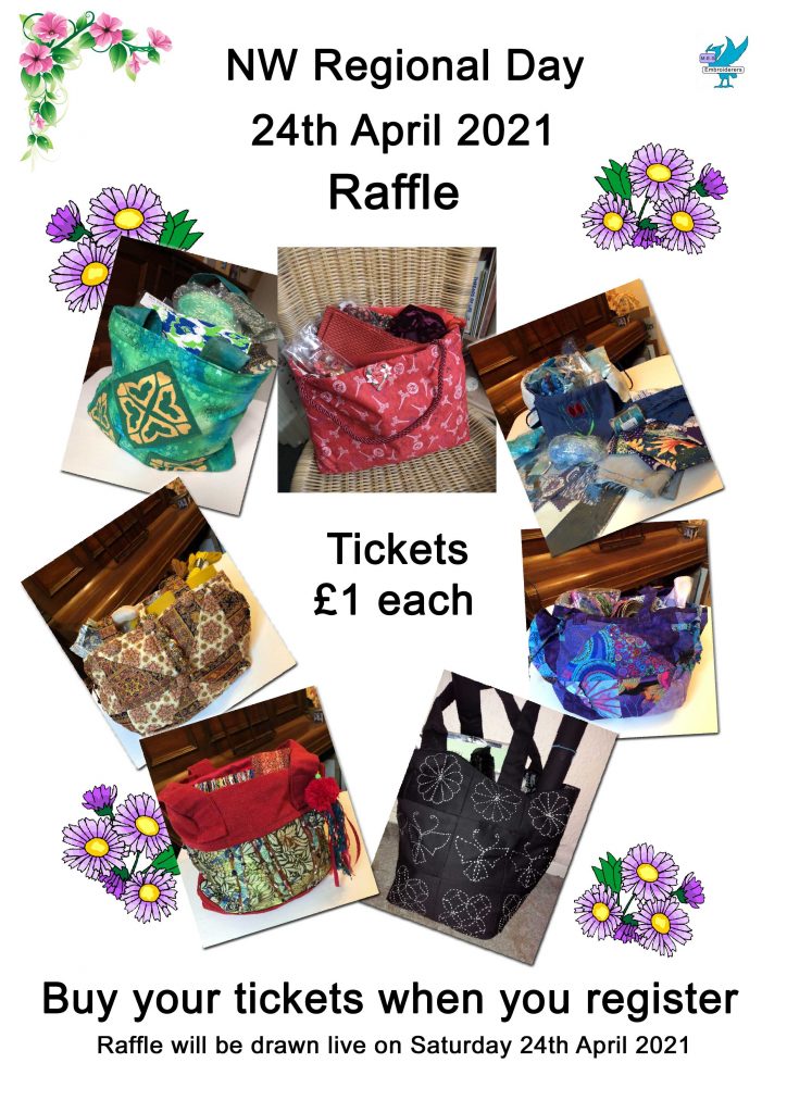 Raffle Bag poster take 5 | Merseyside Expressive Stitchers Group